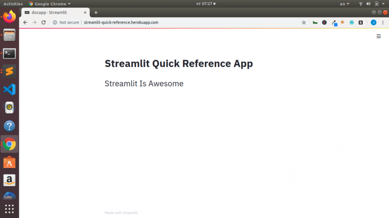 How to Deploy Your Streamlit Apps to Heroku – JCharisTech