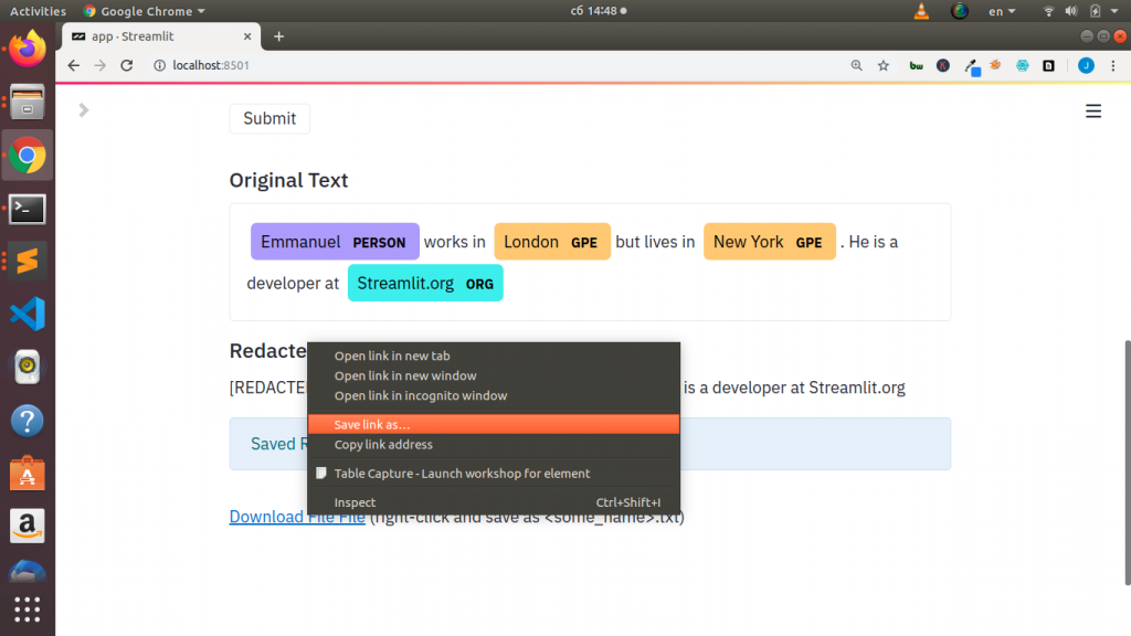 Building A Document Redactor NLP App with Streamlit,Spacy and Python – JCharisTech