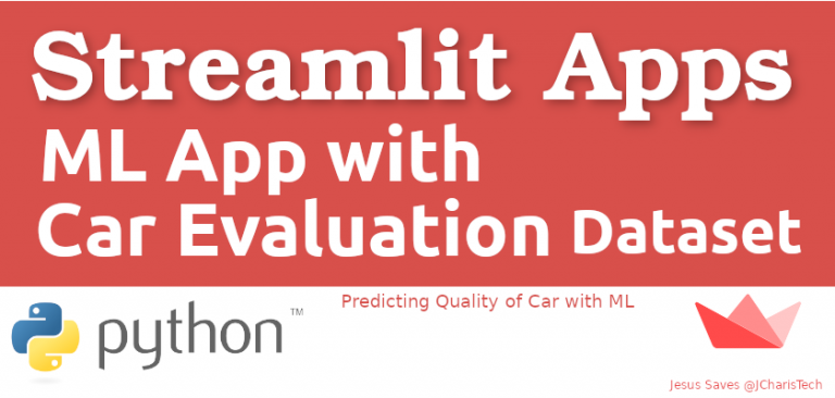 Simple Machine Learning App with Streamlit using Car Evaluation Dataset ...
