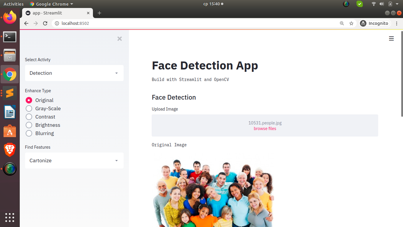 Building A Face Detection App With Streamlit And Opencv Jcharistech