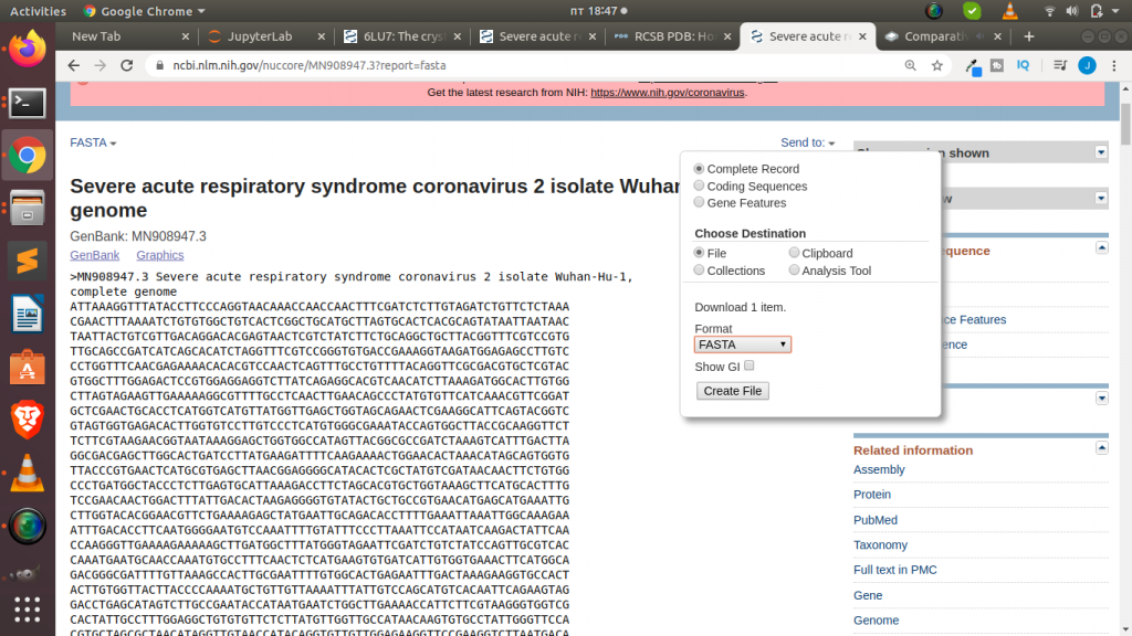 Protein Sequence Analysis of Covid19 using BioPython – JCharisTech