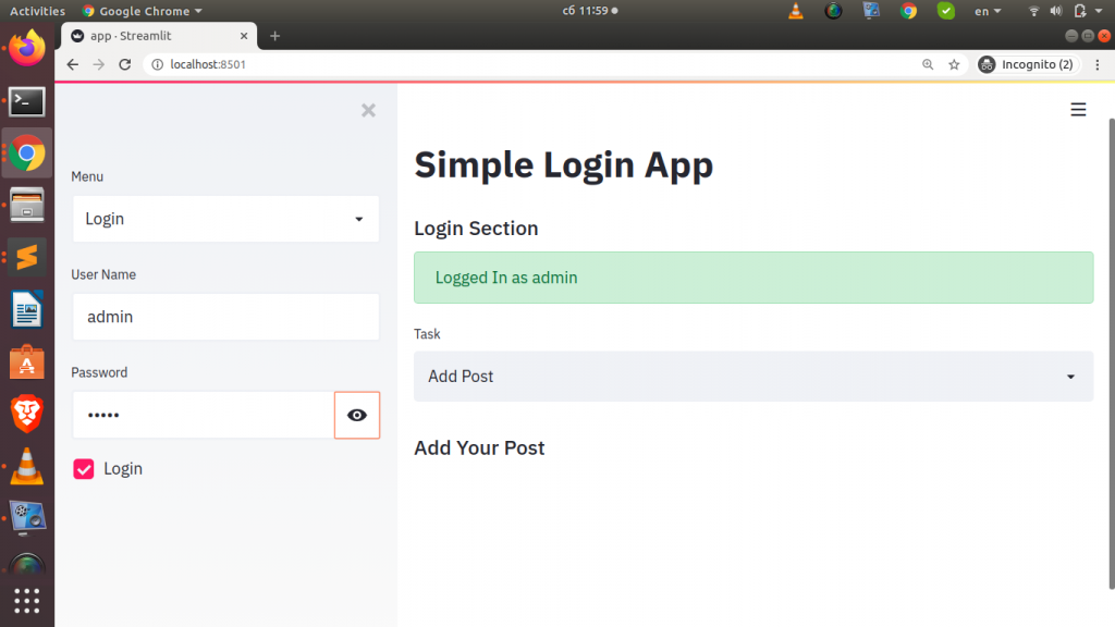 How to Add A Login & Sign-up Section to Streamlit Blog App – JCharisTech