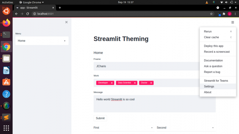 Streamlit Themes How To Customize Your Streamlit Apps Jcharistech