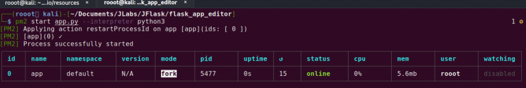 Managing Python Flask App with PM2 – JCharisTech