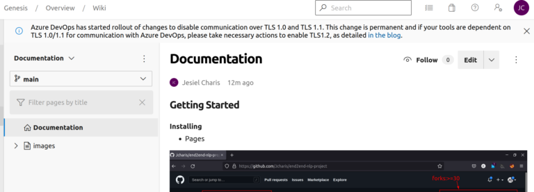 How to Create A Wiki Page on Azure Devops – JCharisTech