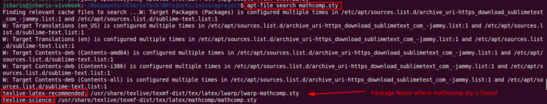 How to Install Latex Packages on Ubuntu – JCharisTech