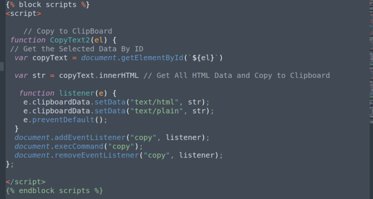 How to Copy Table Data To Clipboard in Django with JavaScript – JCharisTech