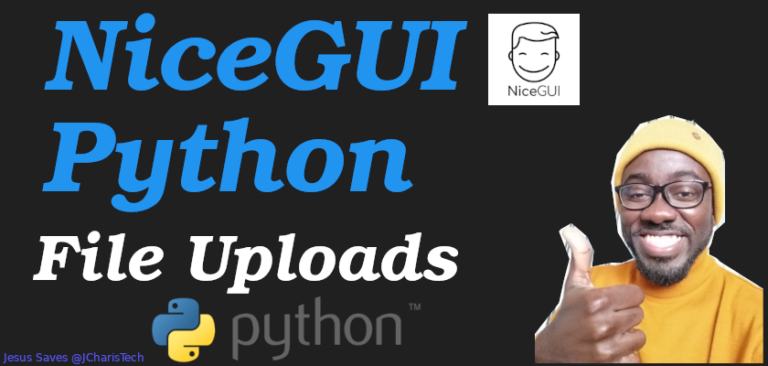 How to Handle File Uploads in NiceGUI Python – JCharisTech
