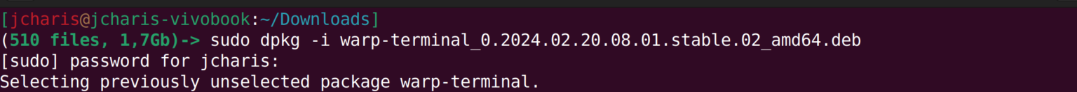 How to Use Warp Terminal on Linux – JCharisTech