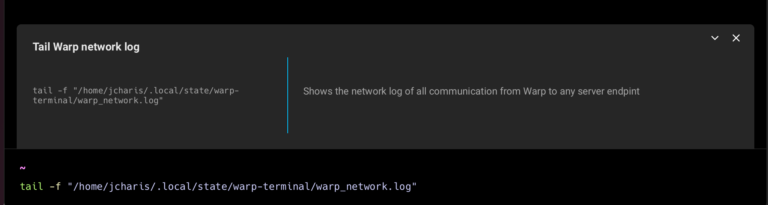 How to Use Warp Terminal on Linux – JCharisTech